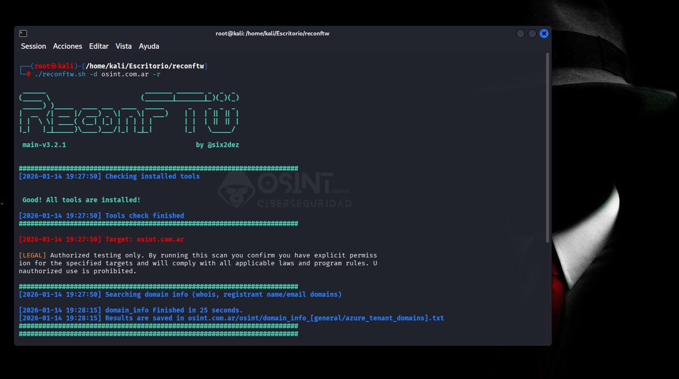 ReconFTW - Osint.com.ar